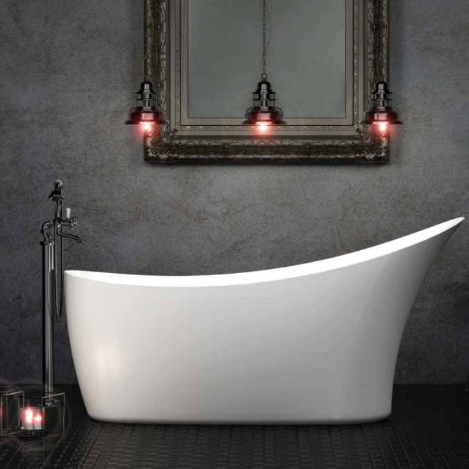 Charlotte Edwards Portobello 1590 x 680mm, Modern Freestanding Bath ...