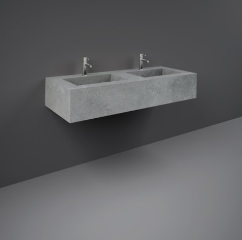 Precious Cool Grey 1200 Counter Wash Basin by RAK Ceramics, PRECT12347103