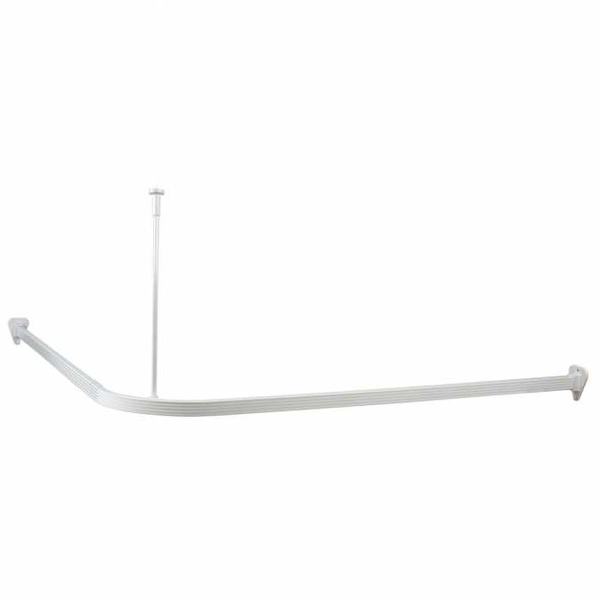 Euroshowers Professional Shower Curtain Tracks - Rigid (white)
