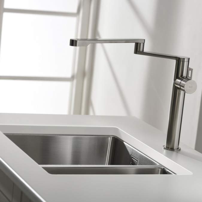 Abode Matrix R15 1.5 Bowl Left Hand Undermount / Inset Kitchen Sink ...