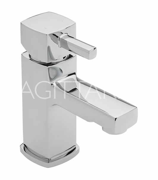 Sagittarius Axis Monobloc Basin Mixer Tap with Sprung Waste - AX/106/C