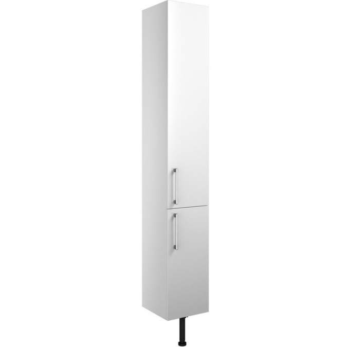 Abacot 300mm White Gloss 2 Door Tall Unit - RDBS2612