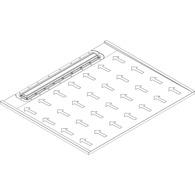 Impey Aqua-Dec Linear 1 Tileable Shower Tray 1200 x 1000mm