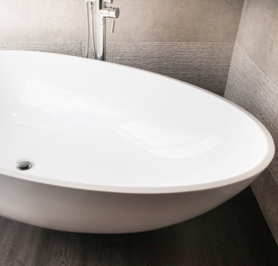 BC Designs BAB062 Gio Cian Solid Surface Freestanding Bath 1645mm - 25% OFF