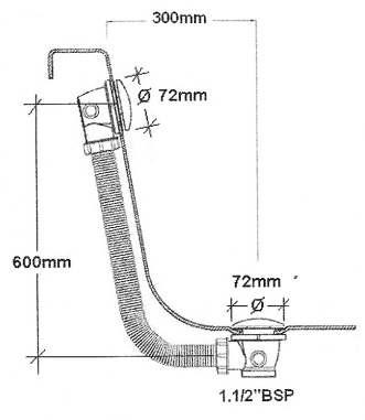 BC Designs Cian Solid Surface BAB045 Freestanding Traditional Bath ...