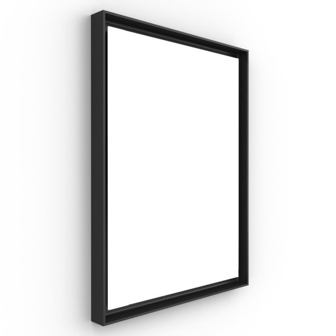 Origins Living Brooklyn 60 Black Rectangular Mirror