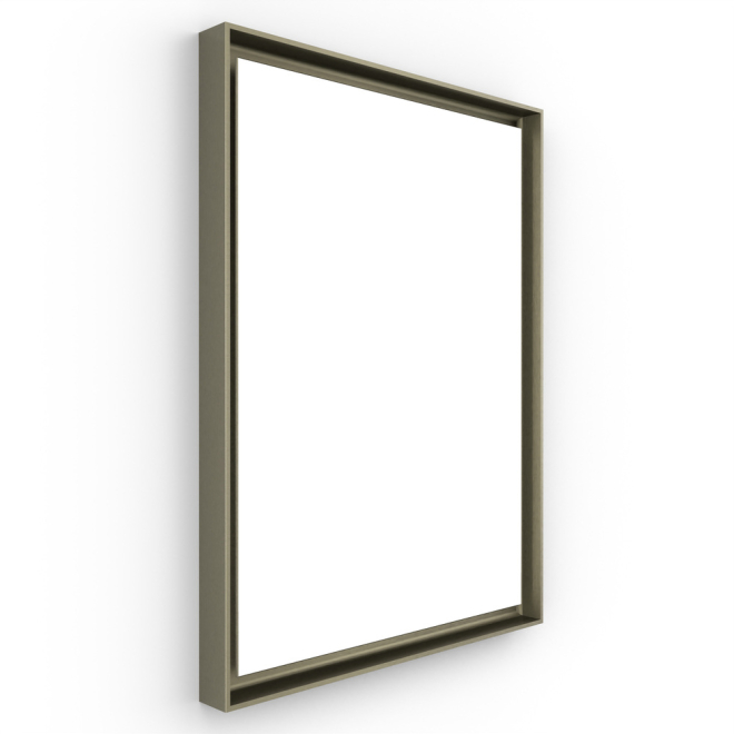 Origins Living Brooklyn 60 Brushed Bronze Rectangular Mirror