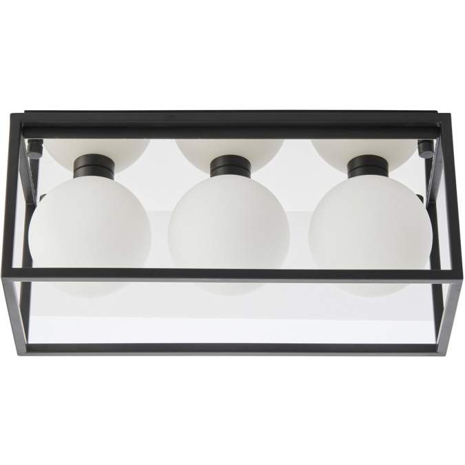 Buff Ceiling Light - Matt Black - RDBS106316