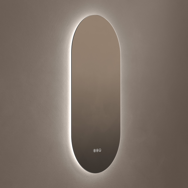 Origins Living Claris Capsule 45 Illuminated Bathroom Mirror