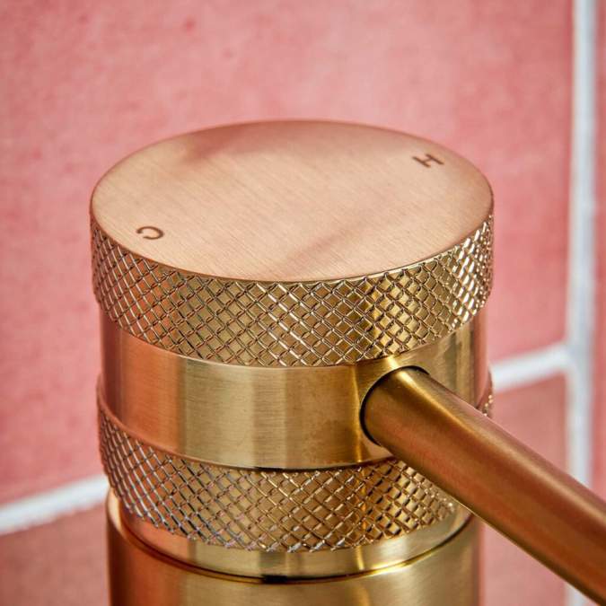 Core Mono Basin Mixer Brushed Brass