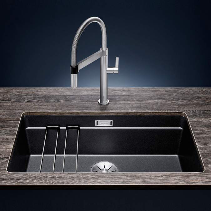 Blanco Etagon 700 Silgranit Undermount Kitchen Sink - Coffee