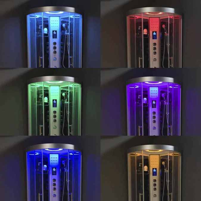 Vidalux Essence 900 Steam Shower Pod - 900 x 900mm | Essence 900
