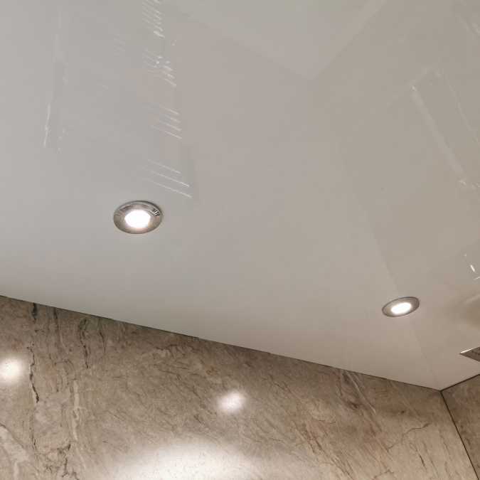 White Gloss - PVC Plastic Wall & Ceiling Cladding - 2.6m Long - Neptune ...