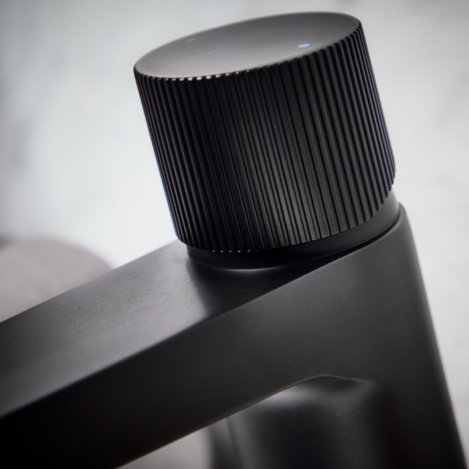 Scudo KOKO Matt Black Mini Mono Basin Mixer Tap - KO-001