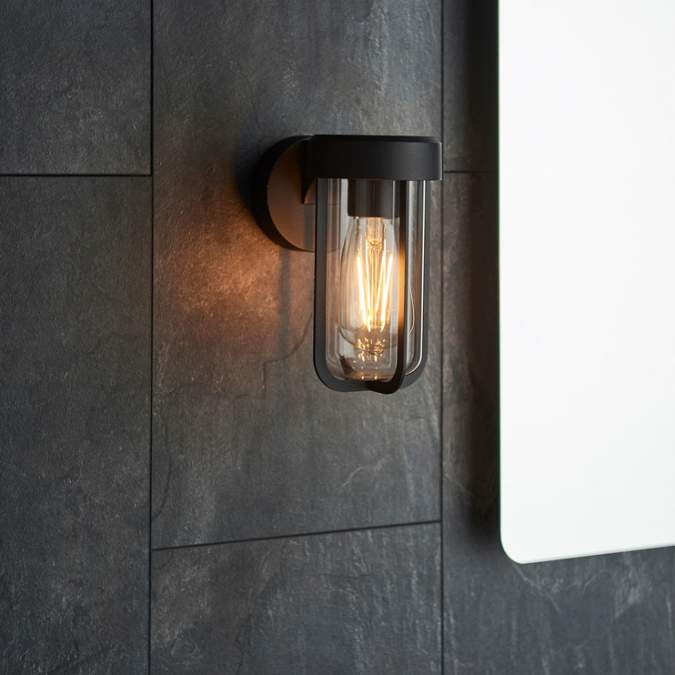 Mandarin Wall Light - Matt Black - RDBS106318