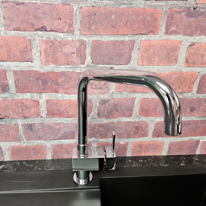 Nuie Chrome Side Action Kitchen Tap (KC316)