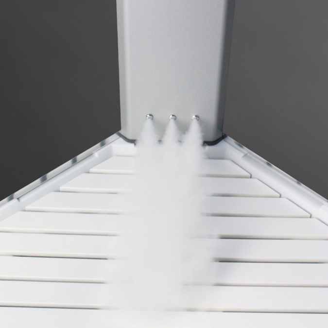 Insignia Showers PL10-Q-S Platinum Steam Shower Cabin - 1000 x 1000mm