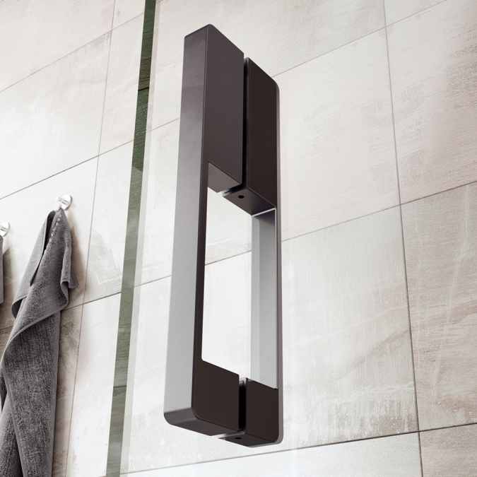 Roman Liberty 900mm Hinged Door for Corner & Optional Side Panel - 8mm ...
