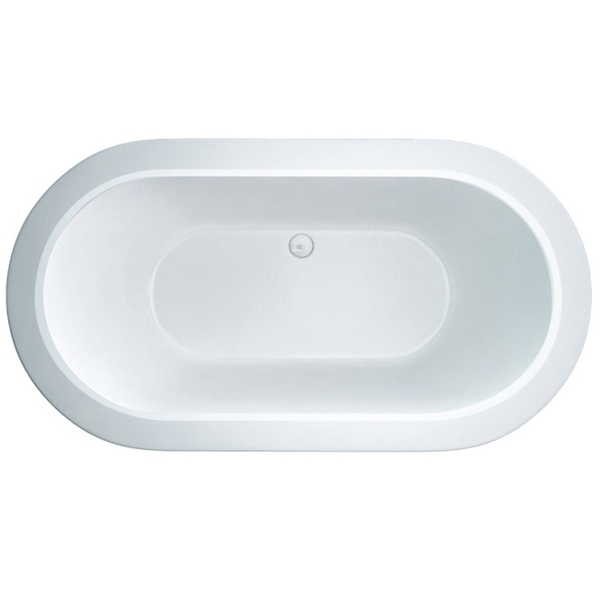 Synergy Pebble 1660mm Double Ended Freestanding Bath. SY-FSB308-A