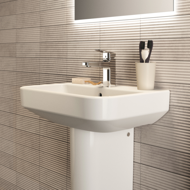 Ideal Standard i.Life S Single Tap Hole Compact Basin - 550mm - T517801