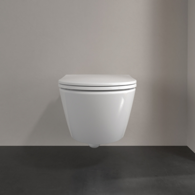 Villeroy & Boch Universo TwistFlush Rimless Wall Mounted Toilet - 4670T901