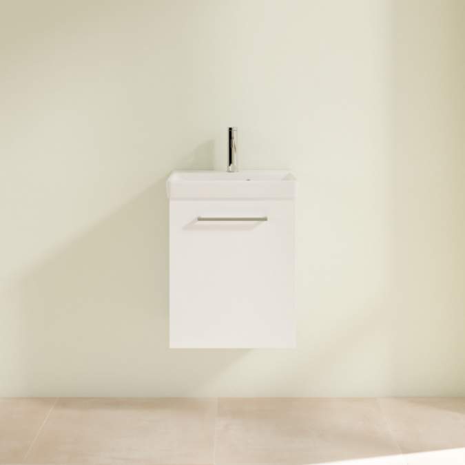 Villeroy & Boch Avento 430mm Bathroom Vanity Unit And Basin 1 Door ...