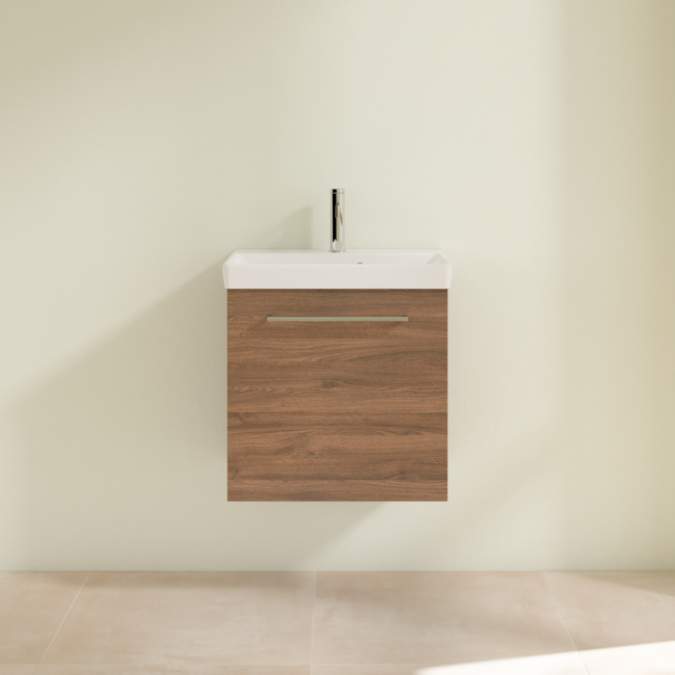 Villeroy & Boch Avento 530mm Bathroom Vanity Unit And Basin 1 Door ...