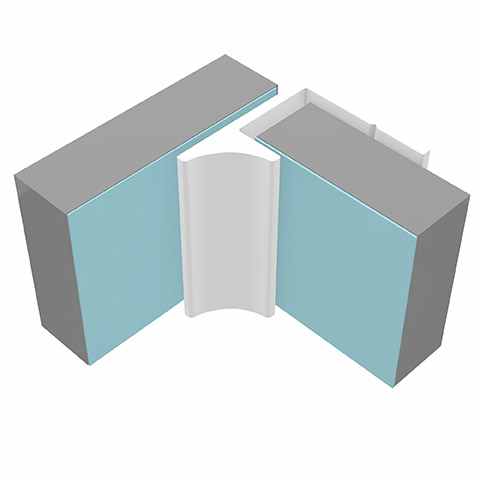 Multipanel Shower Panel Last Corner Strips for use with Multipanel ...