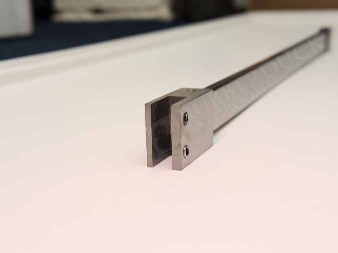 Abacus Wetroom Glass Brushed Nickel Ceiling Support Arm 600mm Brushed ...