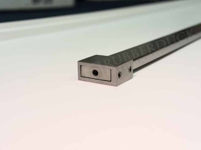 Abacus Wetroom Glass Brushed Nickel Ceiling Support Arm 600mm Brushed ...