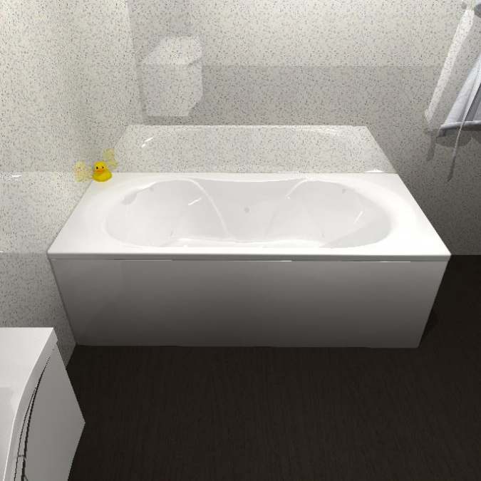 Carron Arc 1700 x 750 Double Ended Bath Carronite, 02018 | Rubberduck ...