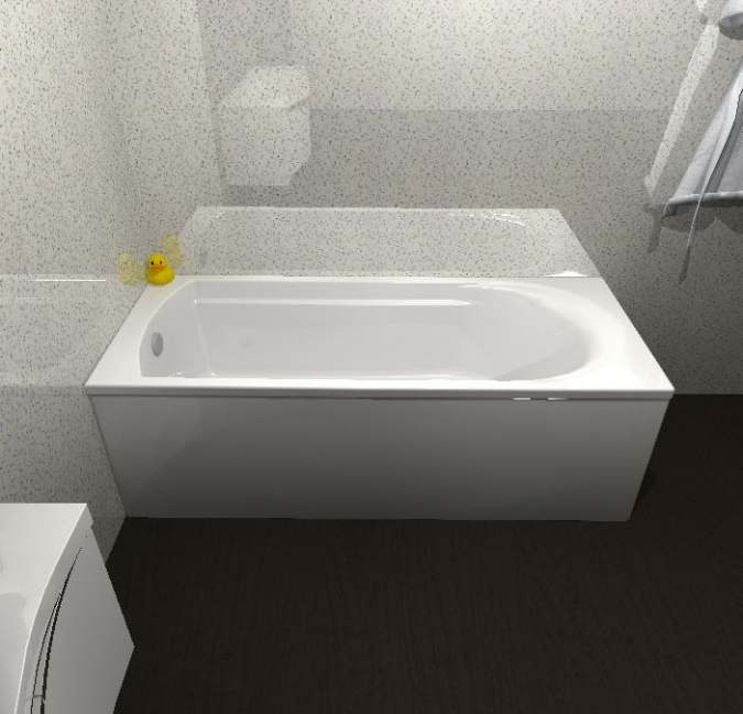 Carron Arc 1500 x 700 Single Ended Bath Carronite, 353919WT ...