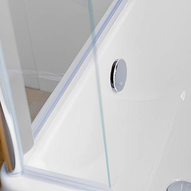 Carron Quantum 1500 x 700/850 Square Shower Bath - 5mm