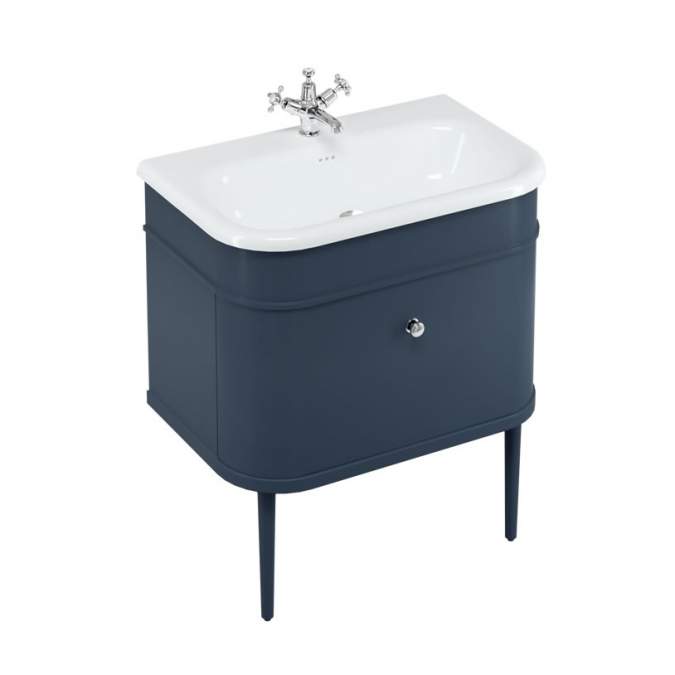 Burlington Chalfont Matt Blue 750mm Online Sale
