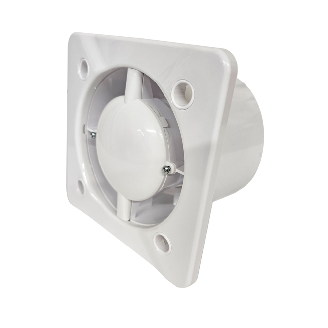 Turbo 100mm Brushed Brass Extractor Fan With Timer