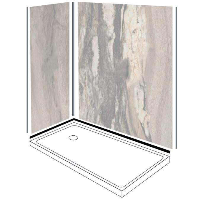 Multipanel Classic Over Bath Wall Panel Kit | Rubberduck Bathrooms