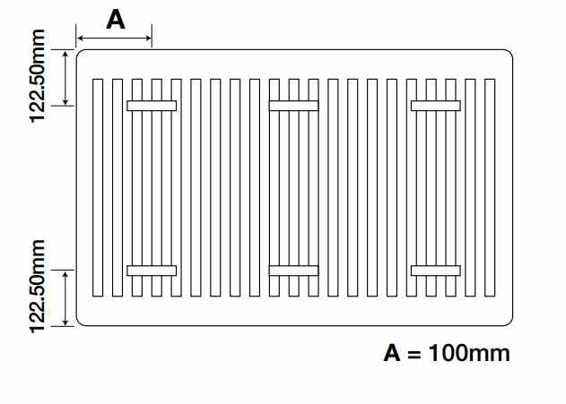 Kompact 600 x 800 Type 22 Double Panel Double Convector Radiator, D608K