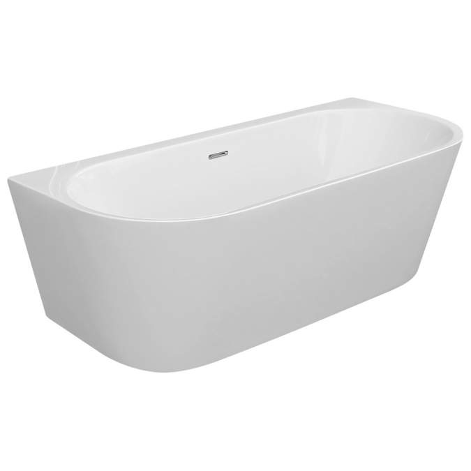 Laplane 1500mm D Shape Bath Freestanding Bath (RDBS104118)