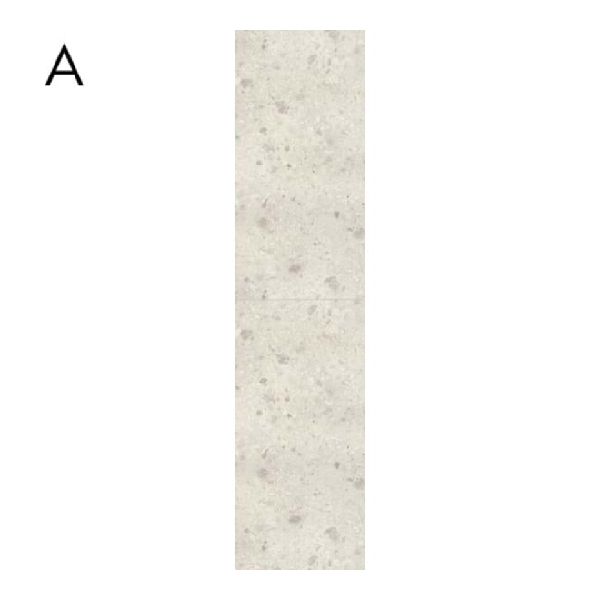 Multipanel Tile XL Offset White Terrazzo Wall Panels