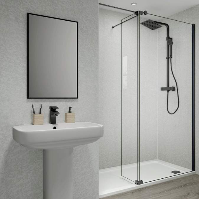 Multipanel Frost White Shower Panels | Rubberduck Bathrooms