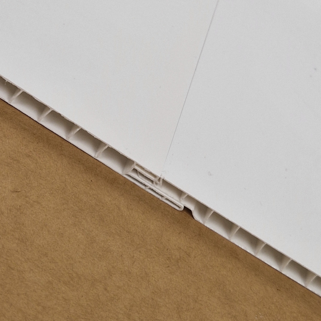 White Gloss - PVC Plastic Wall & Ceiling Cladding - 2.6m Long - Neptune ...
