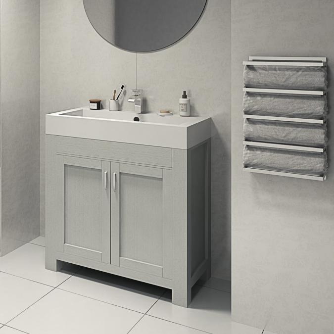 Perform Panel Arctic Shimmer Bathroom Wall Panels By NU Style