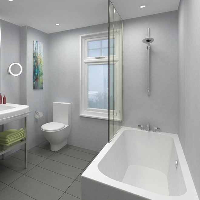 Perform Panel Moonlight Shimmer Bathroom Wall Panels By NU Style