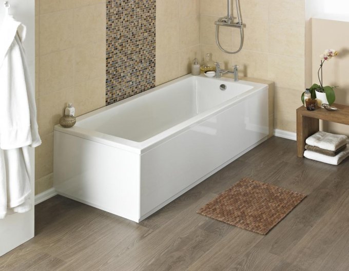 Linton Square 1500 x 700mm Single Ended Bath | Rubberduck Bathrooms