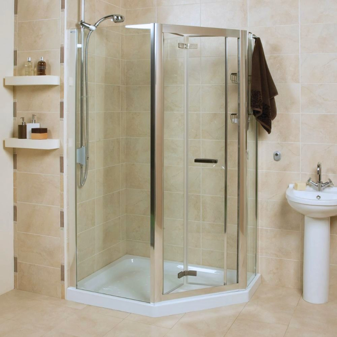 Roman Embrace 1200 x 900mm Neo Angle Shower Enclosure | EP1213S | Roman ...