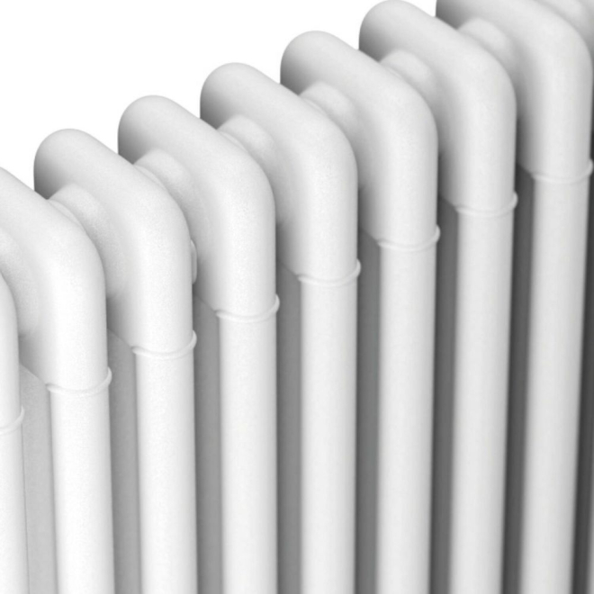 Scudo 3 Column 1800 x 515mm White Bathroom Designer Radiator