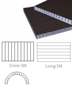 Abacus Wall Pre-Slit Board Curved Walls 600 x 1210 x 80mm