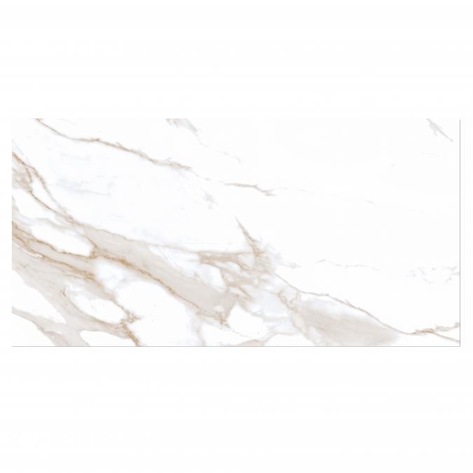 Statuario Mercury Gold Polished 600 x 1200mm Porcelain Wall & Floor Tiles