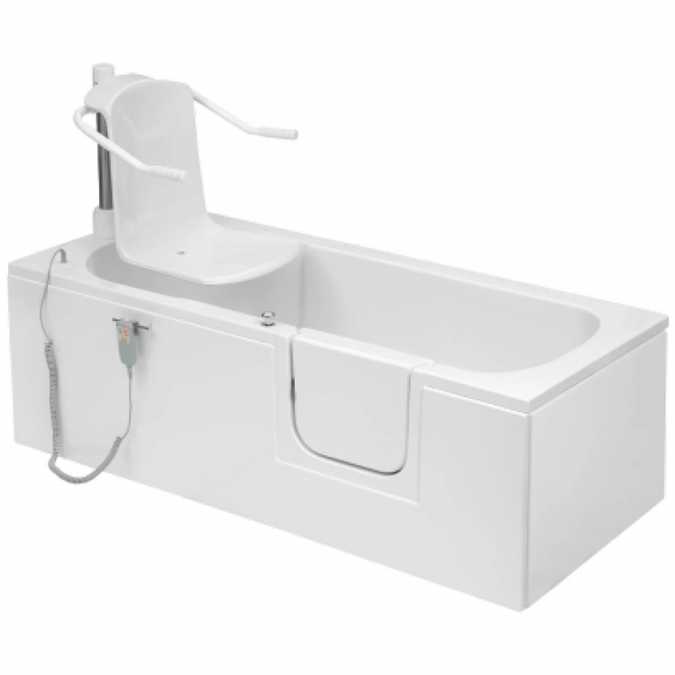 Mantaleda Aventis Bath - Mantaleda Walk-In Bath 1695x695mm | Rubberduck ...