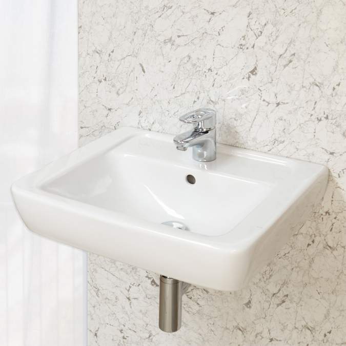 Aquadry PVC Wetpanel Two Sided Shower Board Kit 1000 x 1000mm
